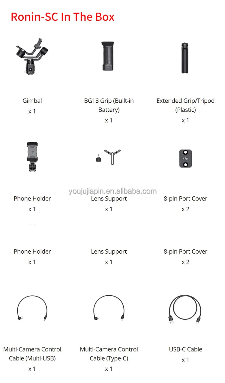Original DJI Ronin SC Gimbal Stabilizer - Professional 3 Axis ...
