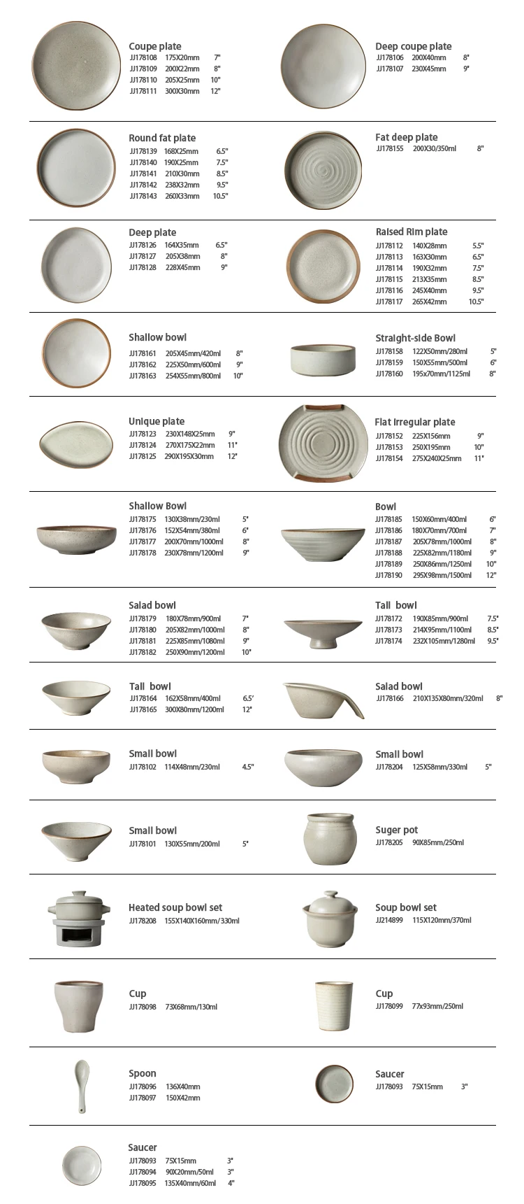 Porcelain Plate Set - Hand-Painted Ceramic Dinner Plates for ...