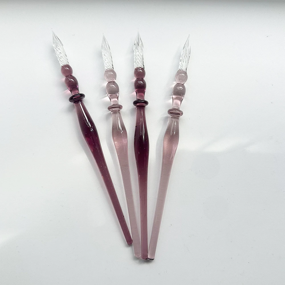 Handmade Crystal Glass Dip Pen Calligraphy Glass Pen Dip Ink Pen for ...