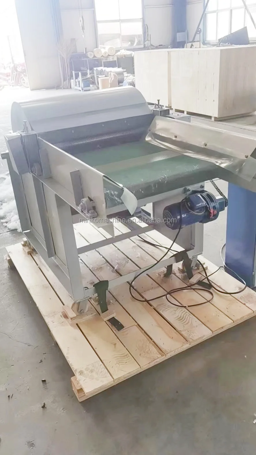 Textile Waste Clothes Sheep Wool Shredder Cotton Opening Machine Old ...