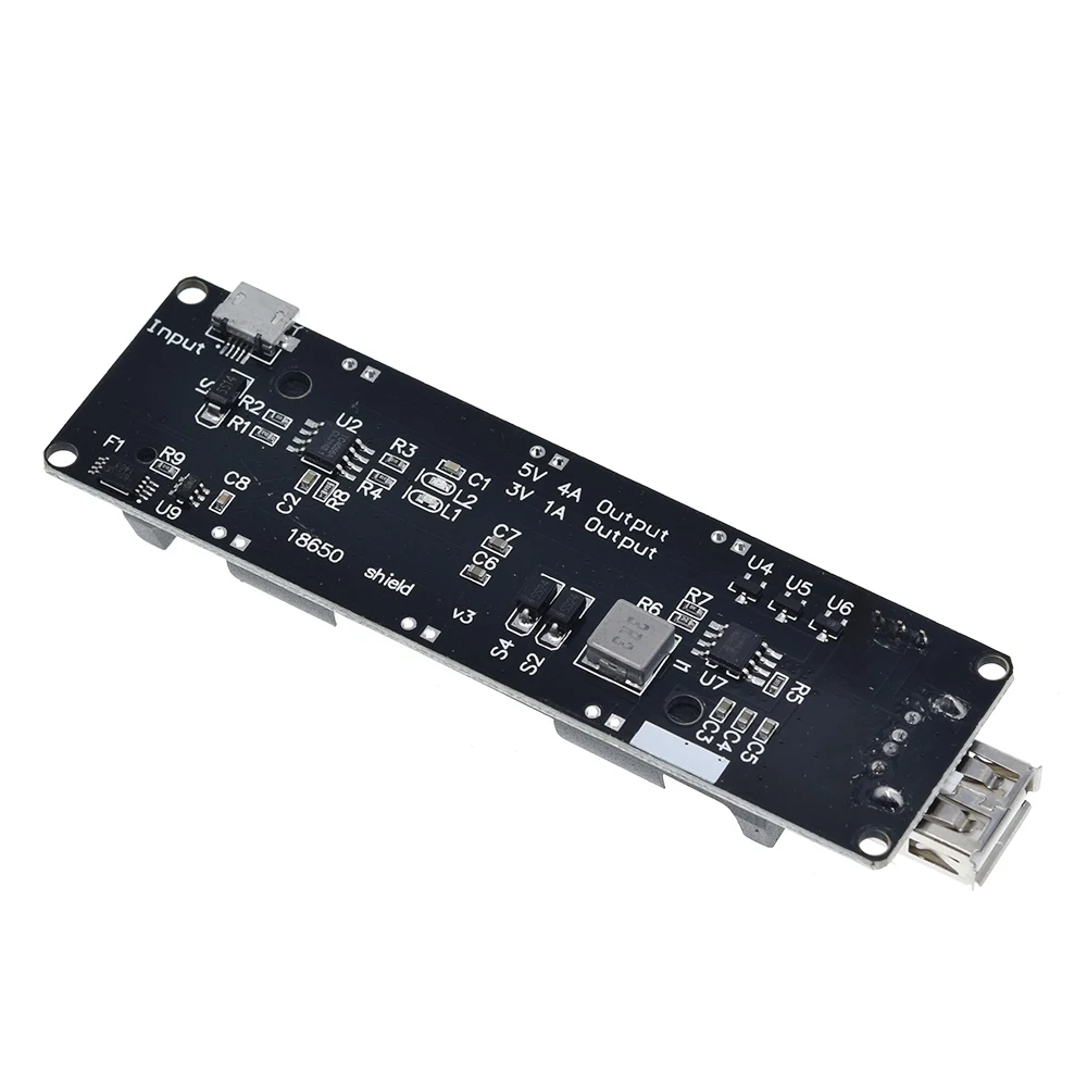 Esp32 Esp32s For Wemos For Raspberry Pi 18650 배터리 충전 쉴드 보드 V3 마이크로 Usb 포트 유형 Arduino 충전 용 Usb 0
