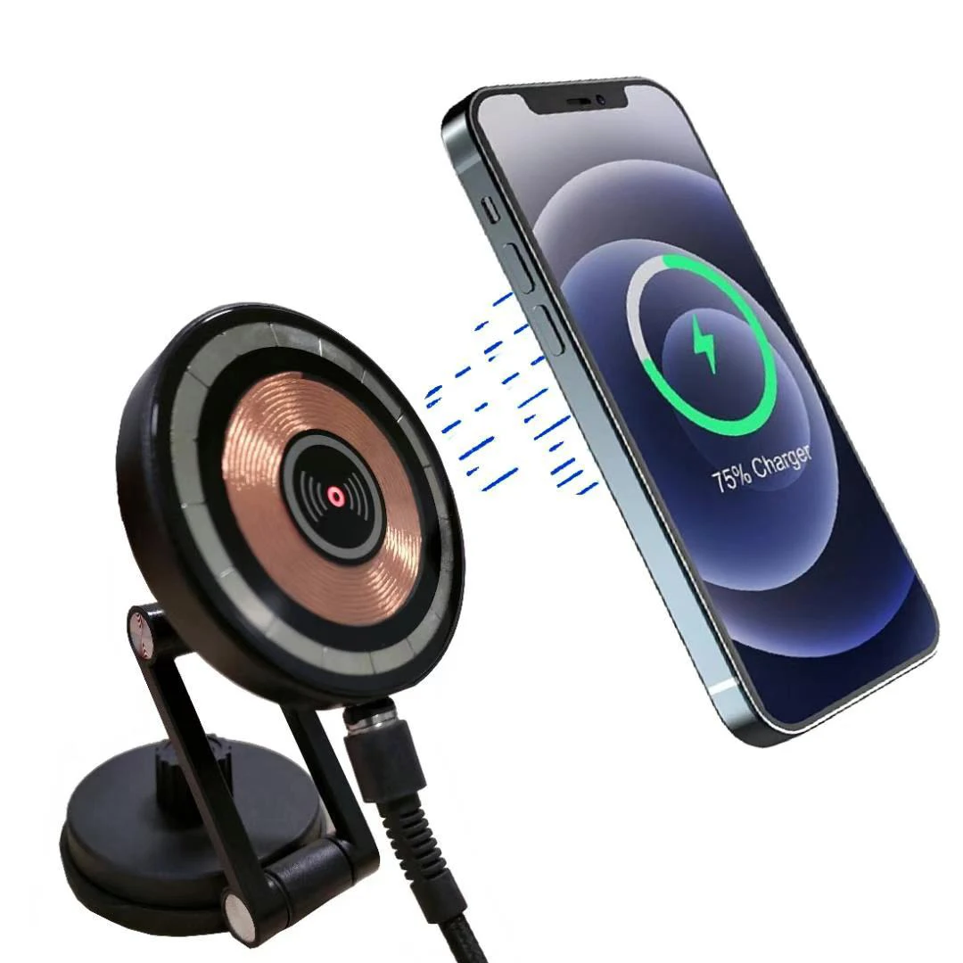 Adjustable Degree Rotation 15w Magsafe Magnetic Wireless Fast Charging ...