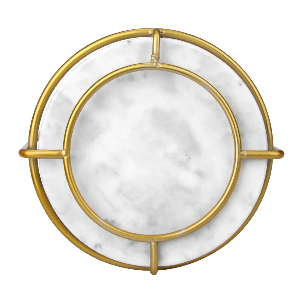 Wholesale Marble Cosmetic Mirror Swivel Make Up Vanity Mirror For Desk ...