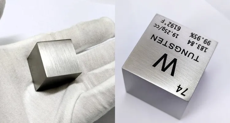 1 Inch Tungsten W Cubic Periodic Table Cube 99.95% Pure Tungsten Cubic ...