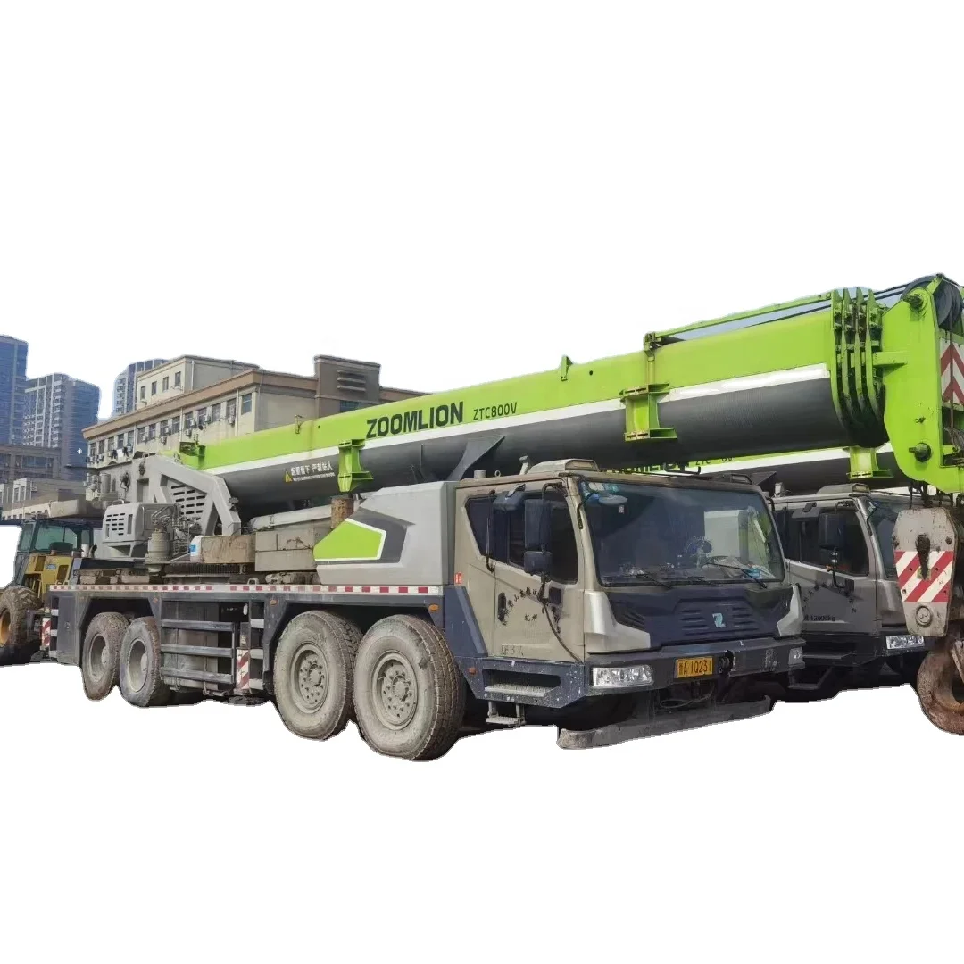 Used Hydraulic Mobile Truck Crane Zoomlion Used Zoomlion ZTC800V552 Hydraulic Truck Crane 80t ...