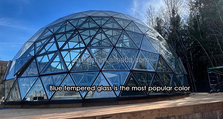 8M Snow Dome Tent - Glass Dome Glamping for Hotels & Resorts