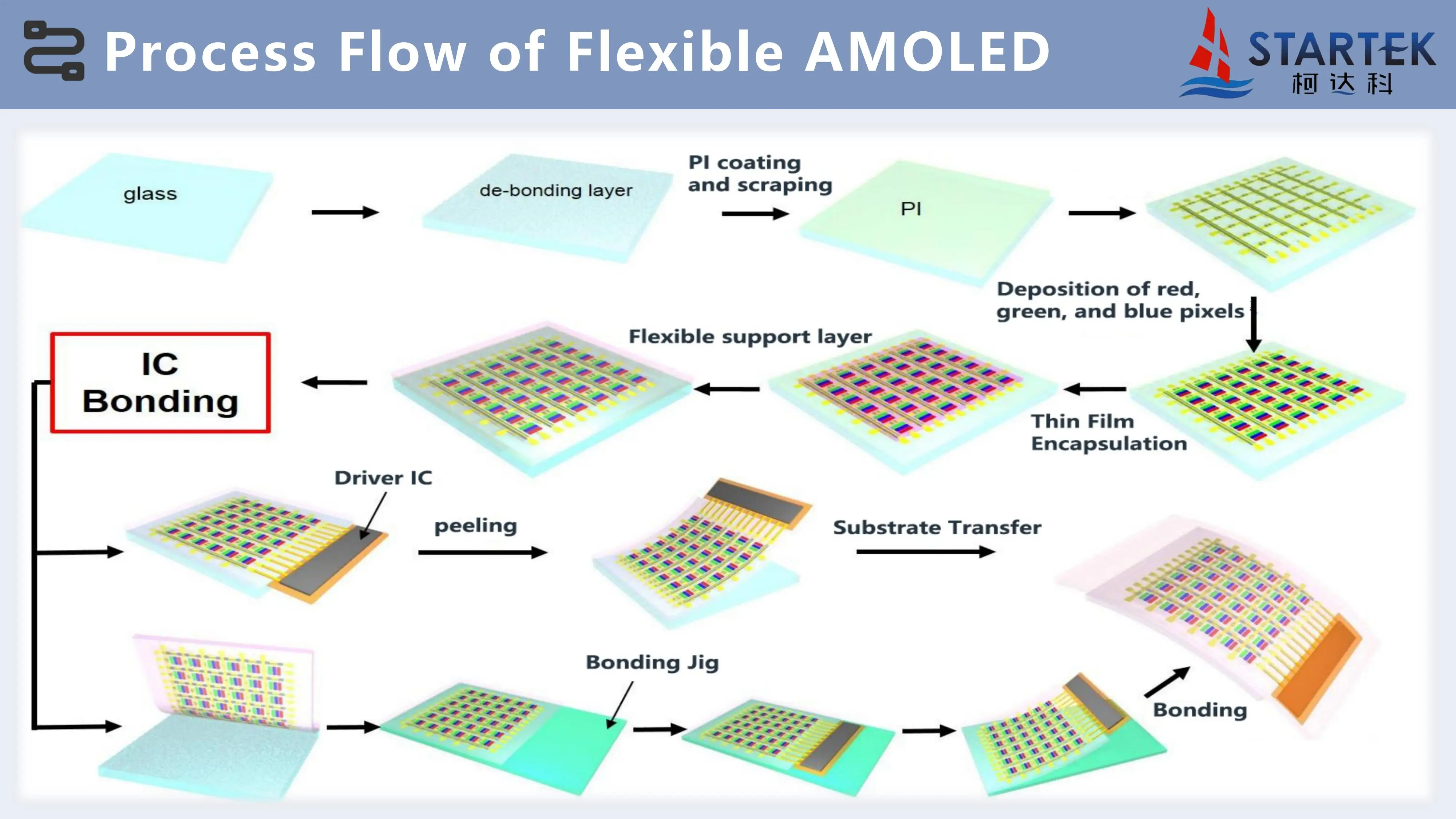 8 Inch Flexible OLED Screen - 2480x1860 MIPI DSI Display
