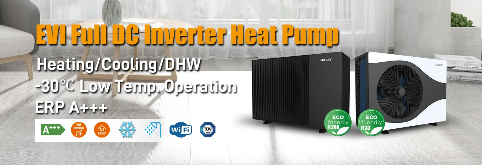 R290 A+++ Monoblock Dc Inverter Heat Pump Heating System Factory Stock ...