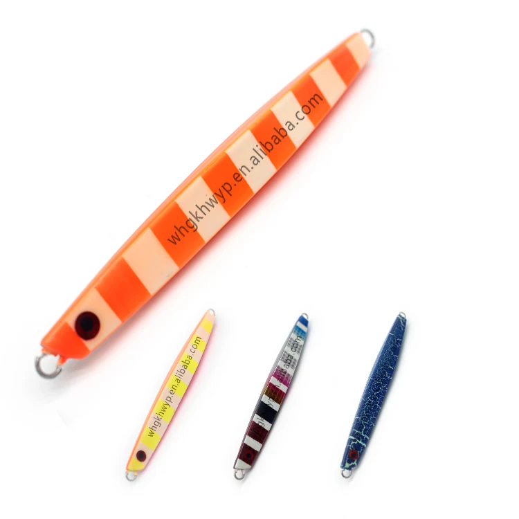 Speed Jig Flat Fall Jig Fishing Lure Lead Printed for Saltwater Fishing ...