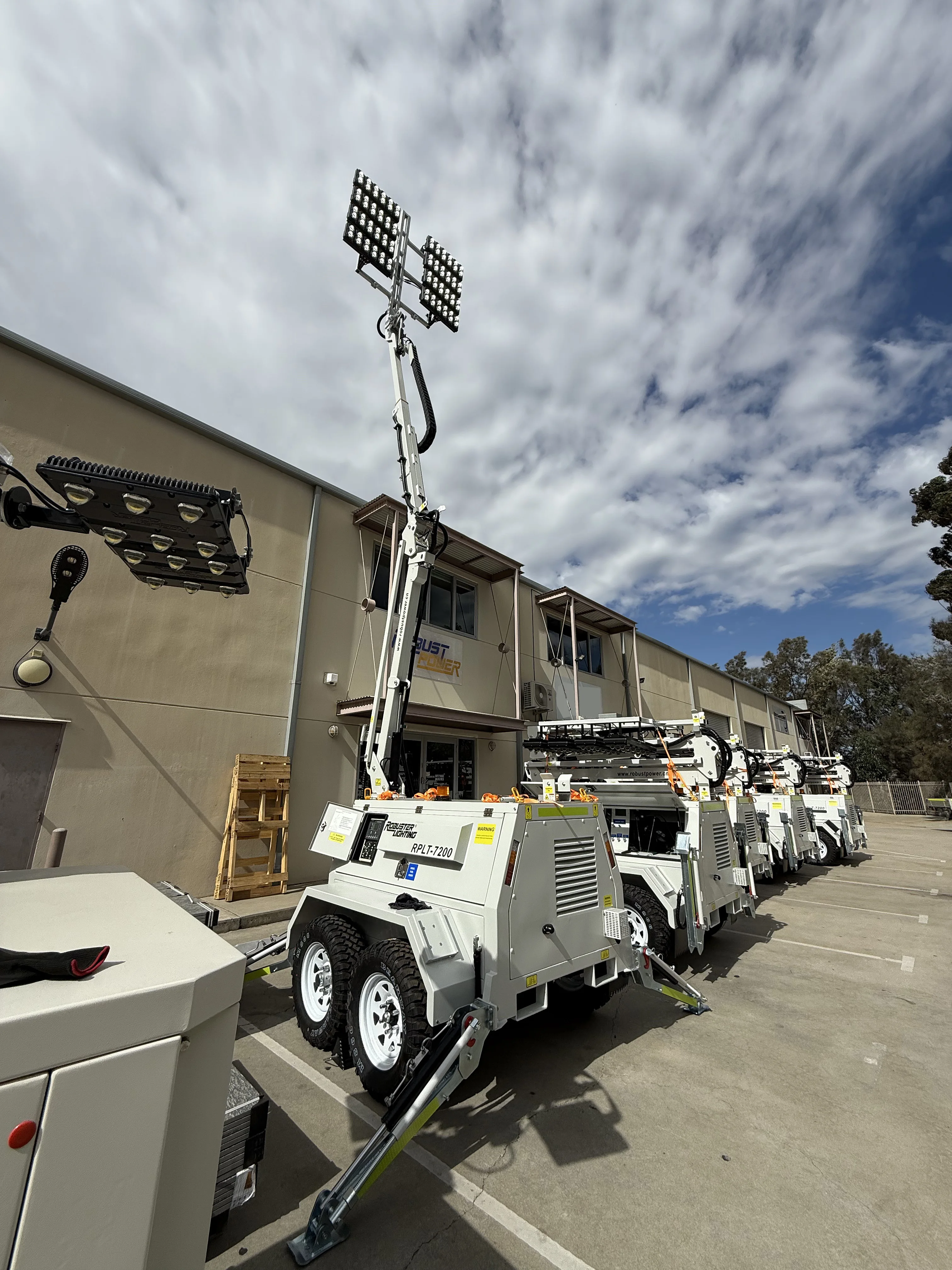 8x480w LED Light Tower with Diesel Generator for Outdoor