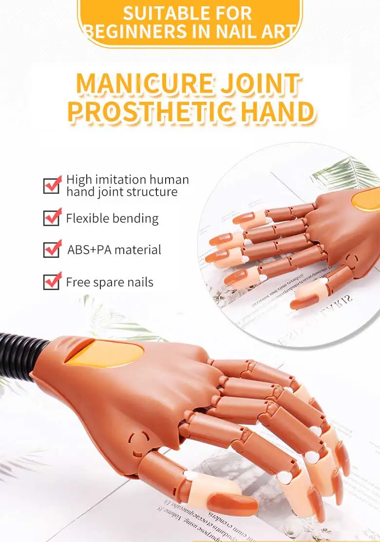 Portable Finger Joint Hand Massager Roller Practice Hand For Acrylic ...