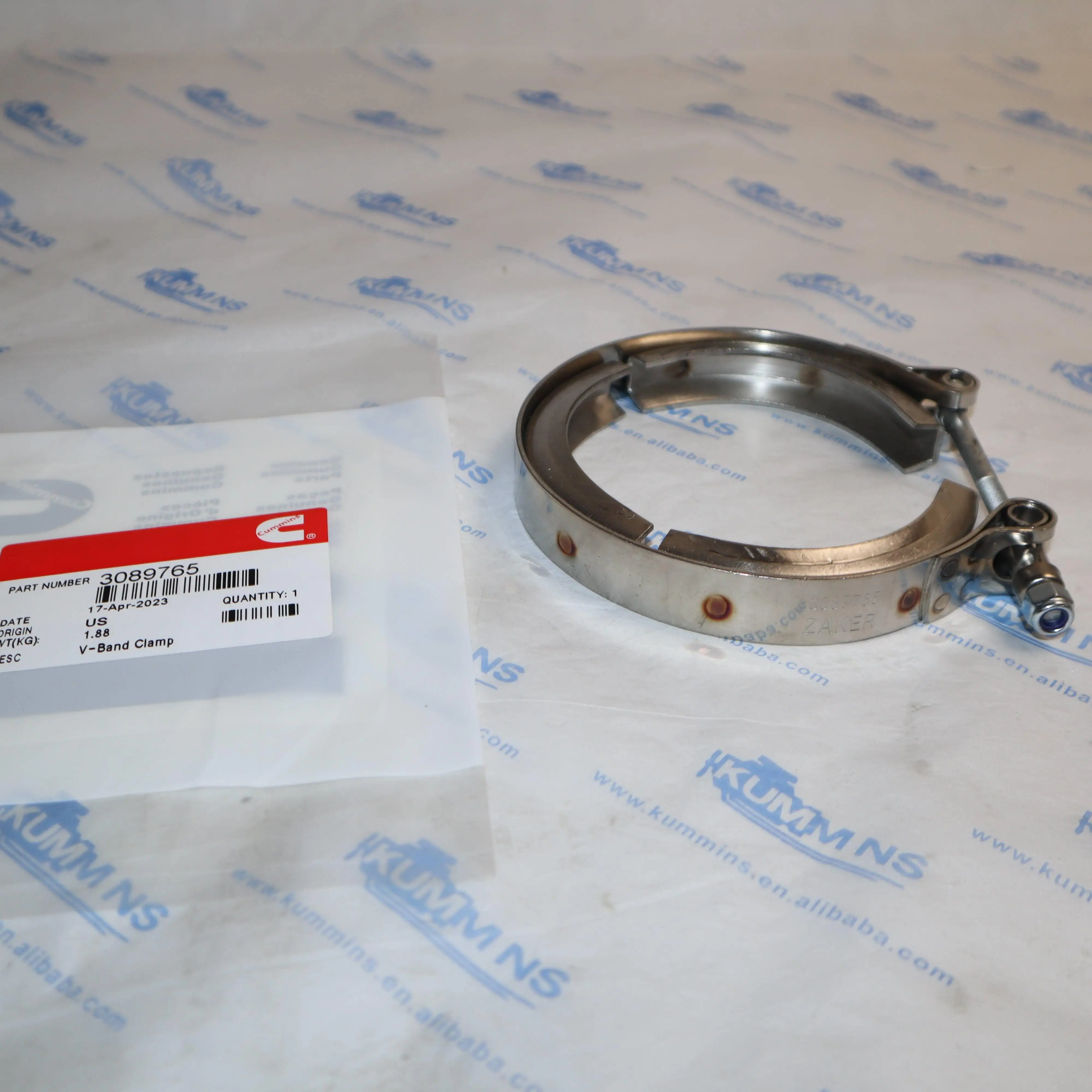 Qsk60 Qsk50 Diesel Engine Clamp V Band 3089765 For 3089765 - Buy Diesel ...