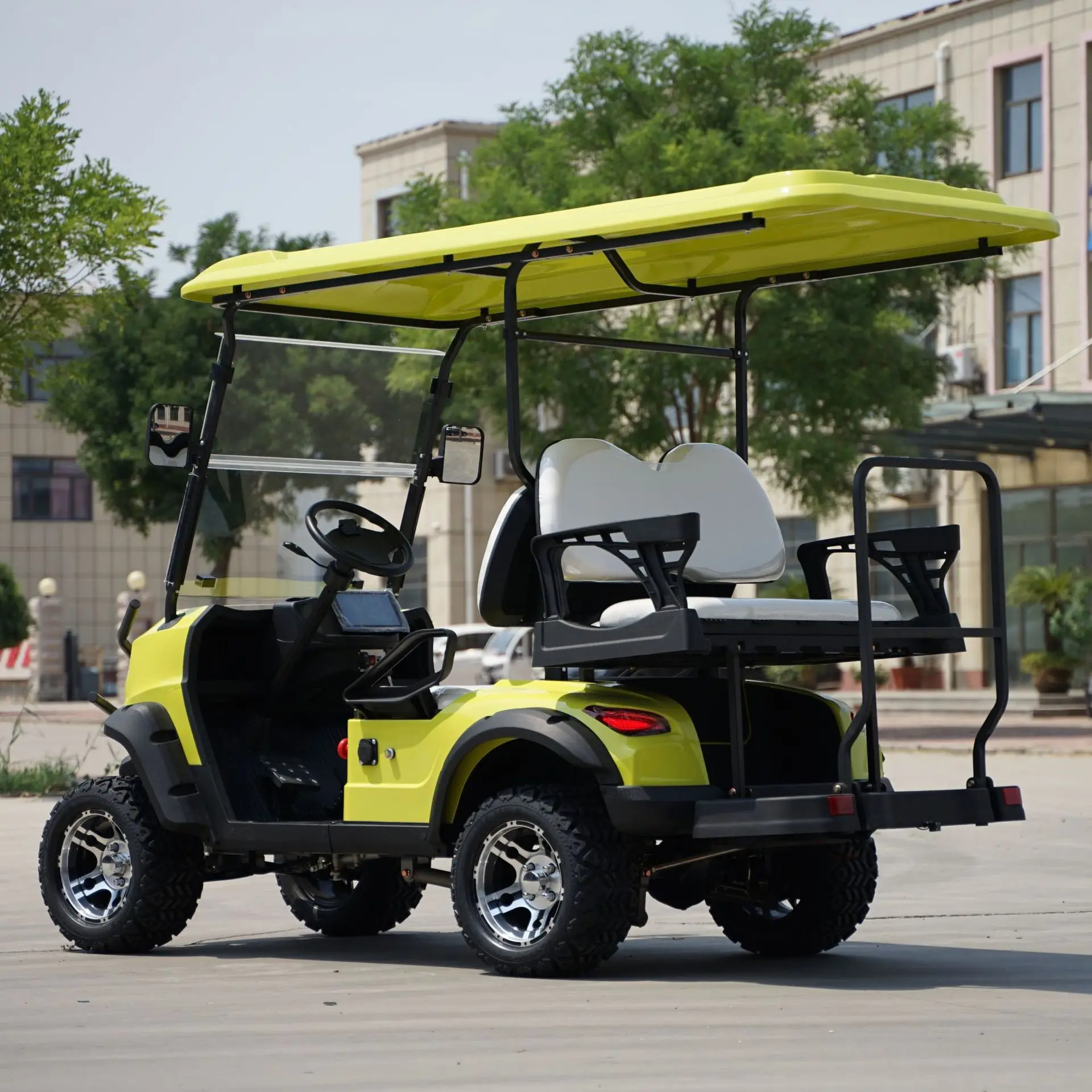 New Style 4 Wheels 4 Seats Shuttle Bus Sightseeing Car With Smart ...