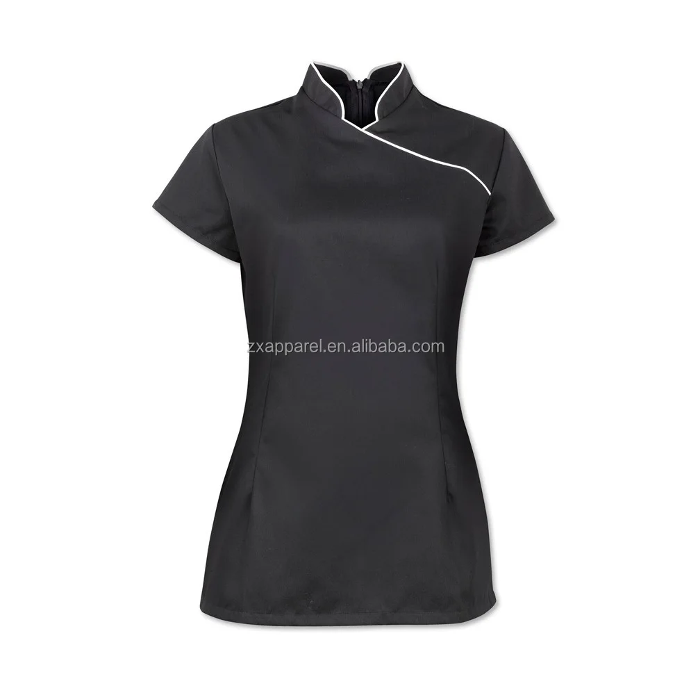 Classical Black Hotel Waiter Overalls Restaurant Uniforms Long Sleeve ...