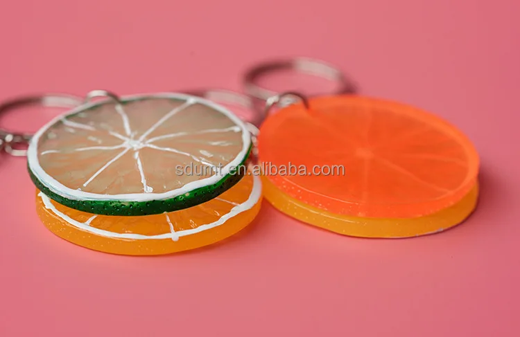 Cute Fruit Lemon Key Ring Decoration Craft For Key Chain Toy Handbag ...