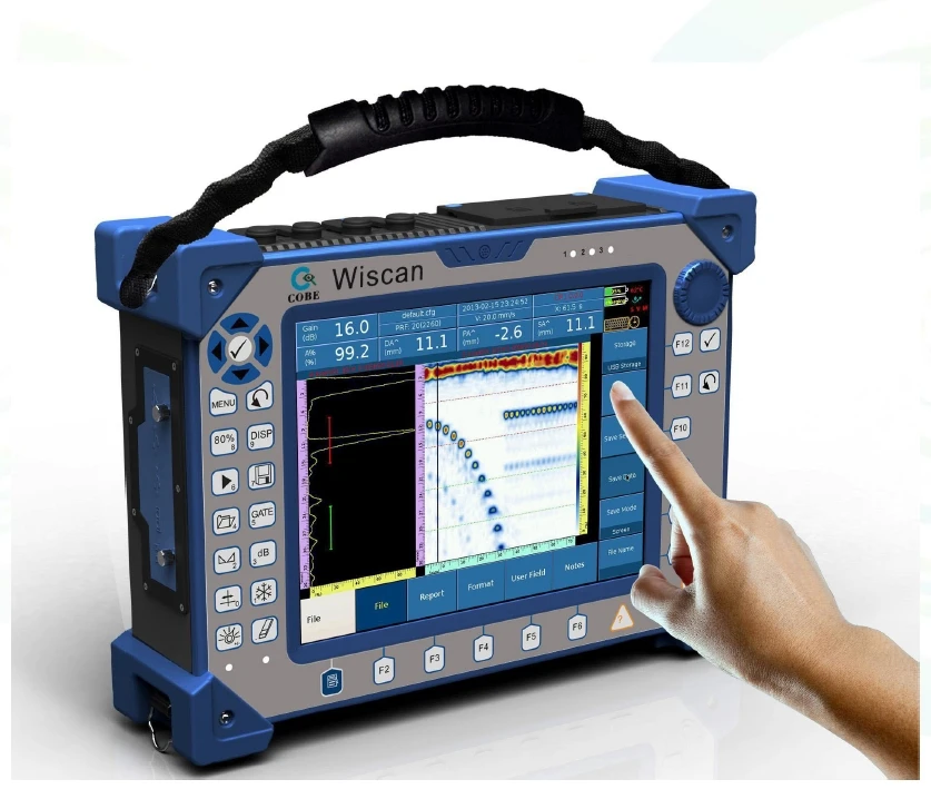 Portable Digital Phased Array Ultrasonic Flaw Detector Tester Tube ...