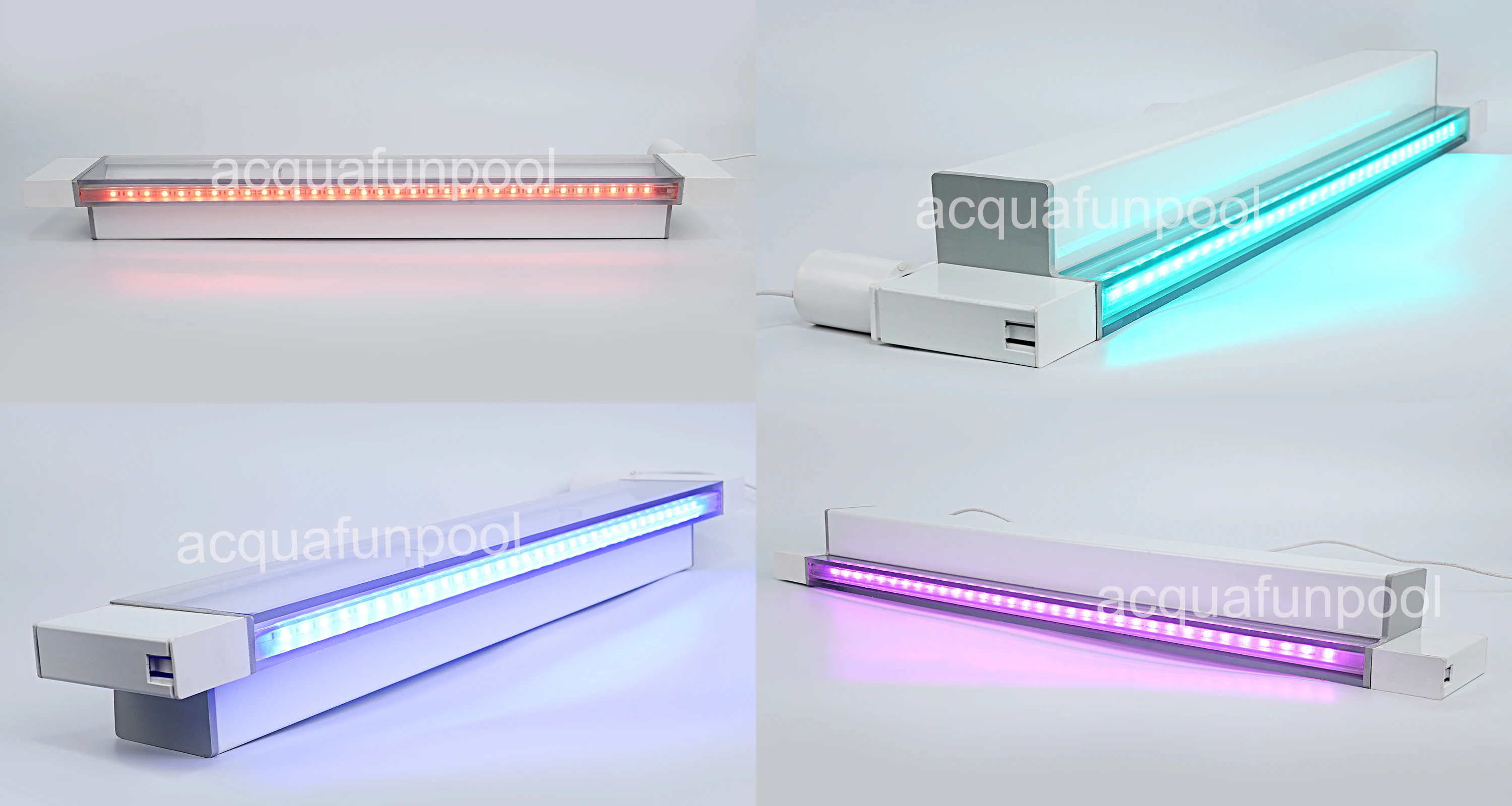 Garden Swimming Pool Cascade Water Blade Wall Spillway Led Acrylic ...