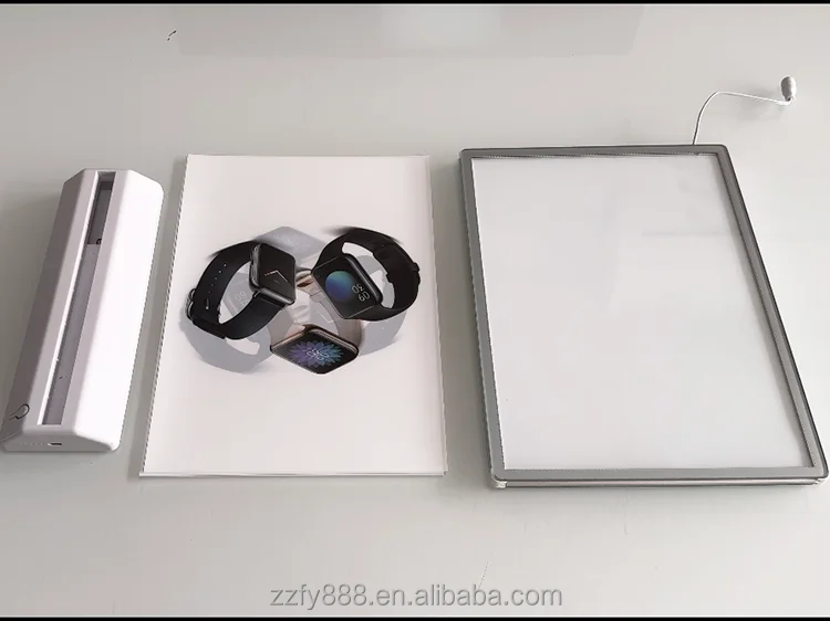 Rechargeable Advertising Slim Led Light Boxes Table Stand Menu Display ...