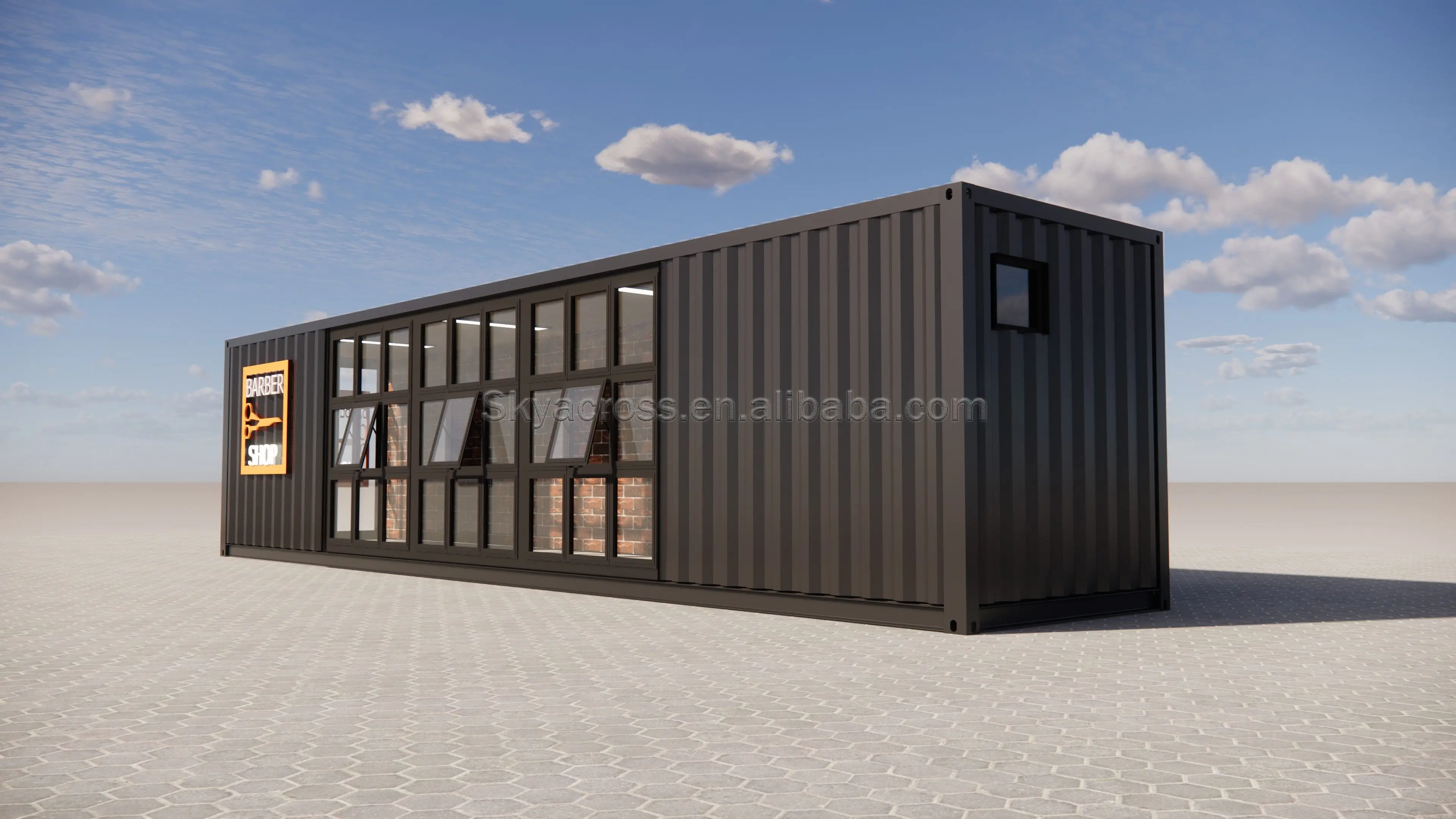 Prefab Restaurant Barbershop - Mini Shipping Container Shop