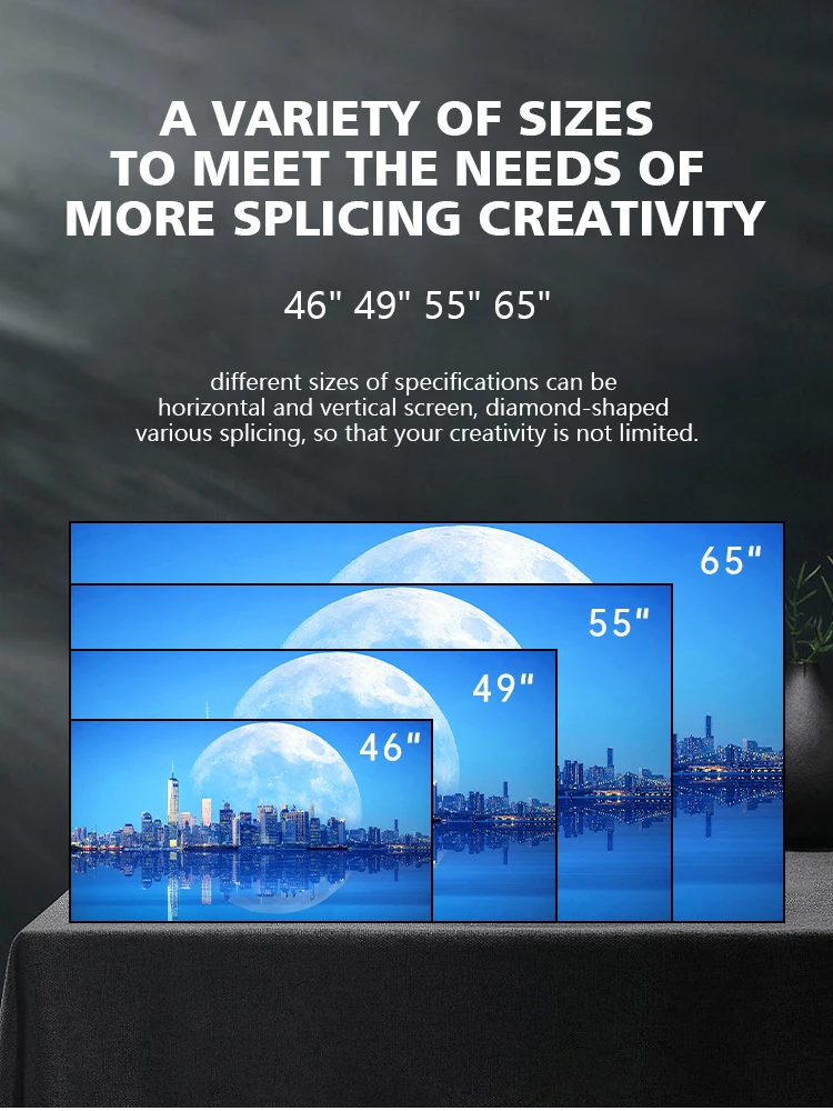 High Brightness Industrial-Grade LCD Video Wall for Retail Stores ...