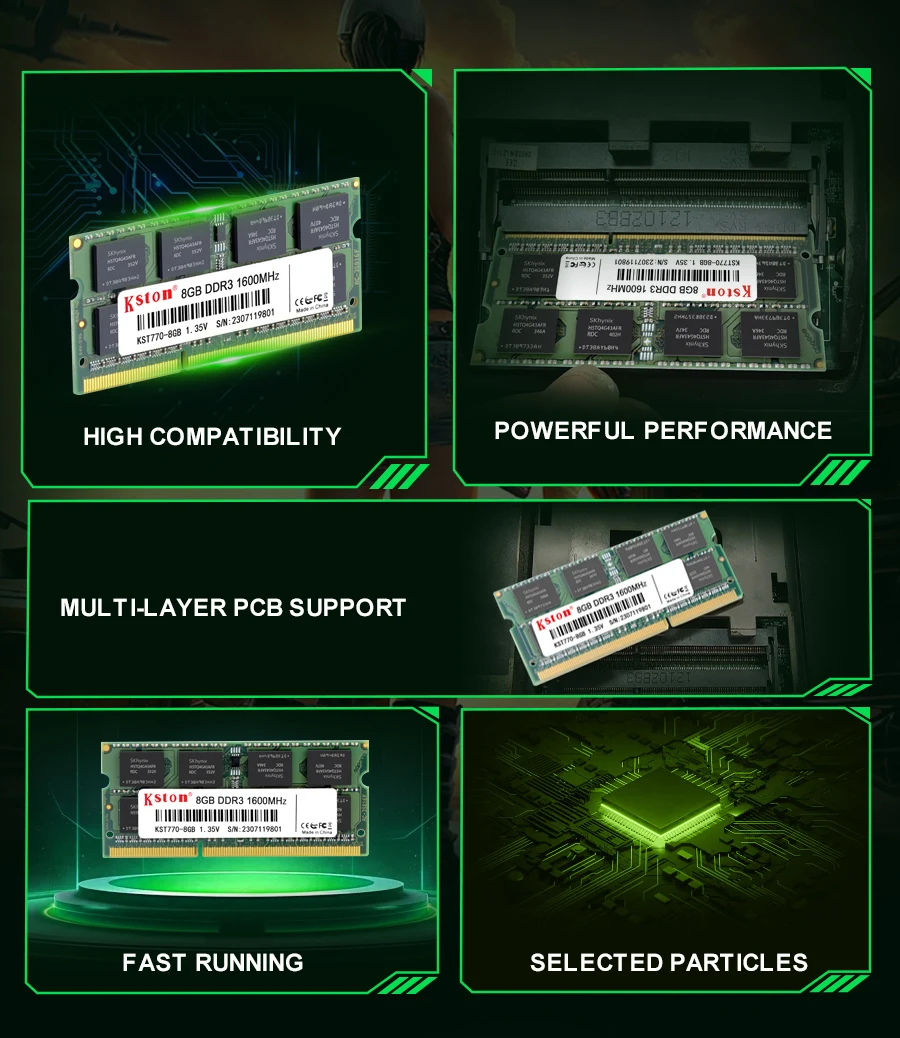 Memorias Ram Ddr3 Ddr4 Ddr5 Memory Memory 4gb 8gb 16gb 4800mhz 3200mhz 1600mhz 1.1v 1.2v 1.5v ...