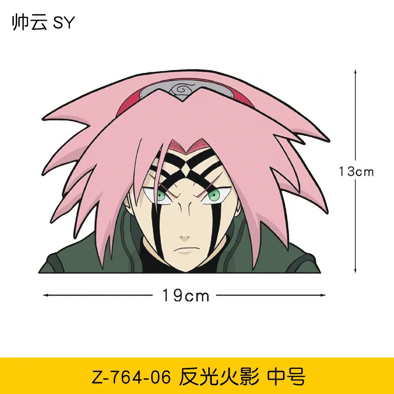 32 Designs Manufacture Anime Sasuke Window And Rear Car Windshield ...