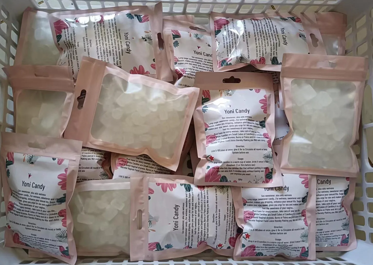 Yoni Sugar Feminine Vaginal Yoni Sweet Lump Candy 100% Pure Natural ...