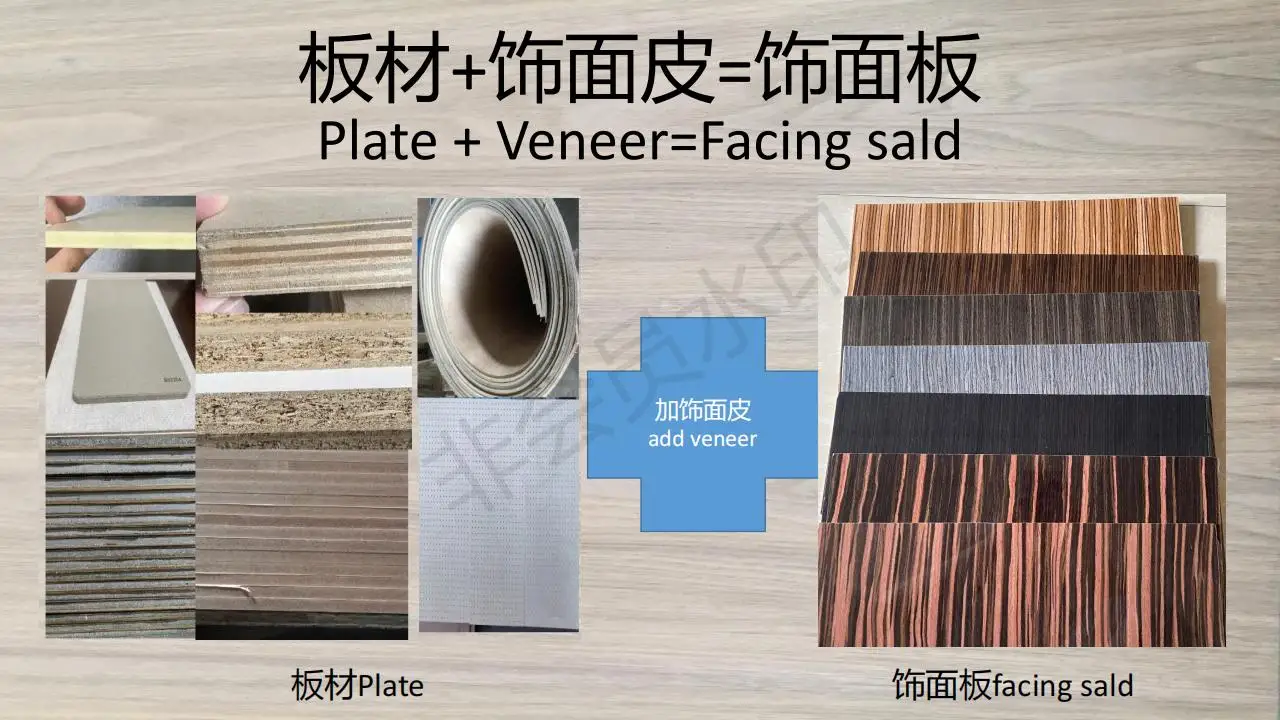 Oak Wood Veneer Wainscoting Grille Mdf Board Veneer Processing Natural ...