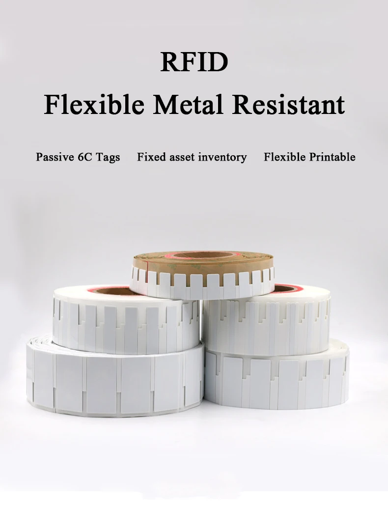 Rfid Uhf Printable Pet Sticker Long Range Flexible Metal Label ...