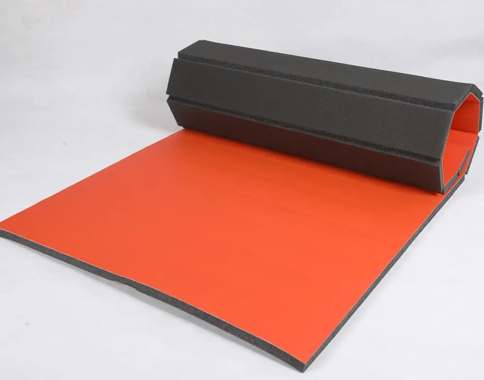 Customized Logo BJJ PVC XPE Foam Roll Out Mats Judo Jiu-jitsu Tatami Mat for Martial Arts ...