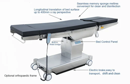Medical Hospital Theatre Equipment Bed Electric Operating Table With C ...