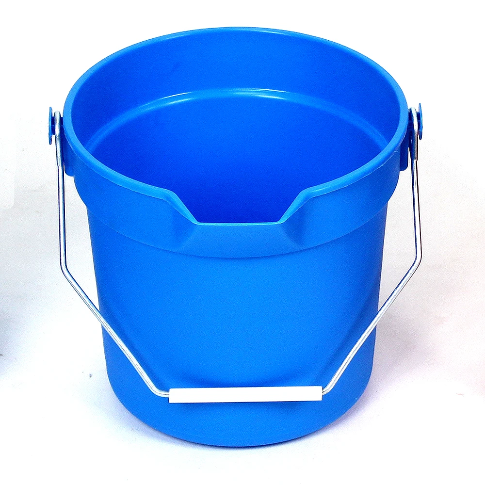 10qt All-purpose Plastic Bucket With Spout And Fill Lines For Cleaning ...