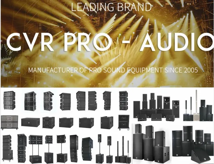 CVR 4*8" Conference Stage Studio Monitor Speaker - 800W RMS