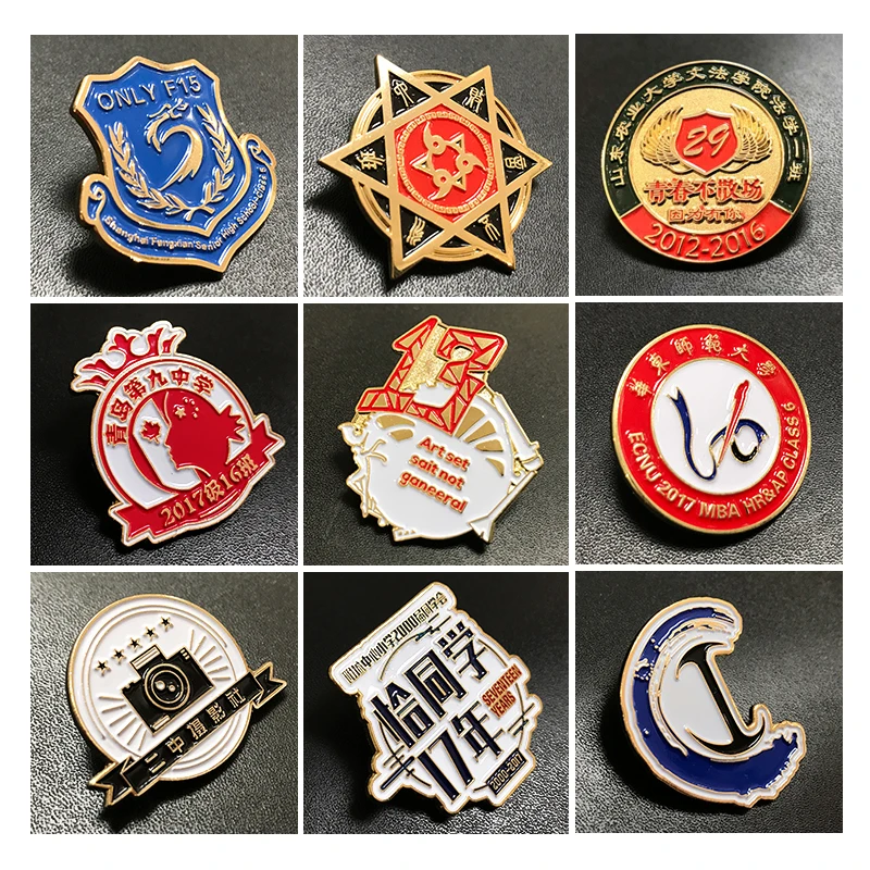 Manufacturers Blank Metal Crafts Hard Soft Enamel Custom Lapel Pin Pins ...