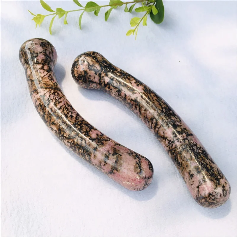 Wholesale Natural Hand-carved Bend Crystal Rhodochrosite Crystal ...