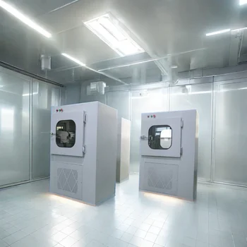 Stainless Steel 304 Pass Box Transfer Window For Clean Room Customized ...