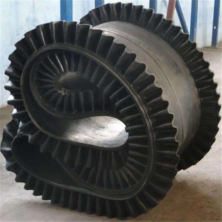 90 Degree Vertical Sidewall Corrugated Wave Conveyor Belt Wall Stand ...