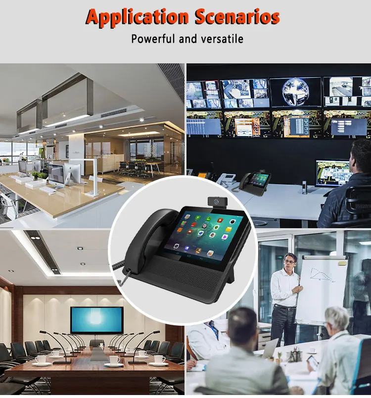 Intercom System Table Stand with Android 8 Inch Touch Screen