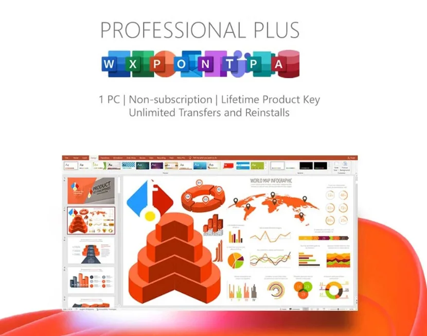 Ms 2021 Professional Plus Bind Key 1 Pc Pp Genuine Retail License Code ...