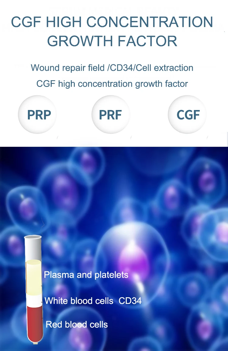 Dm0412p High Quality Prp Centrifuge Prp Machine 5-50ml Prf Cgf Centrifugadora Medical Centrifuge ...