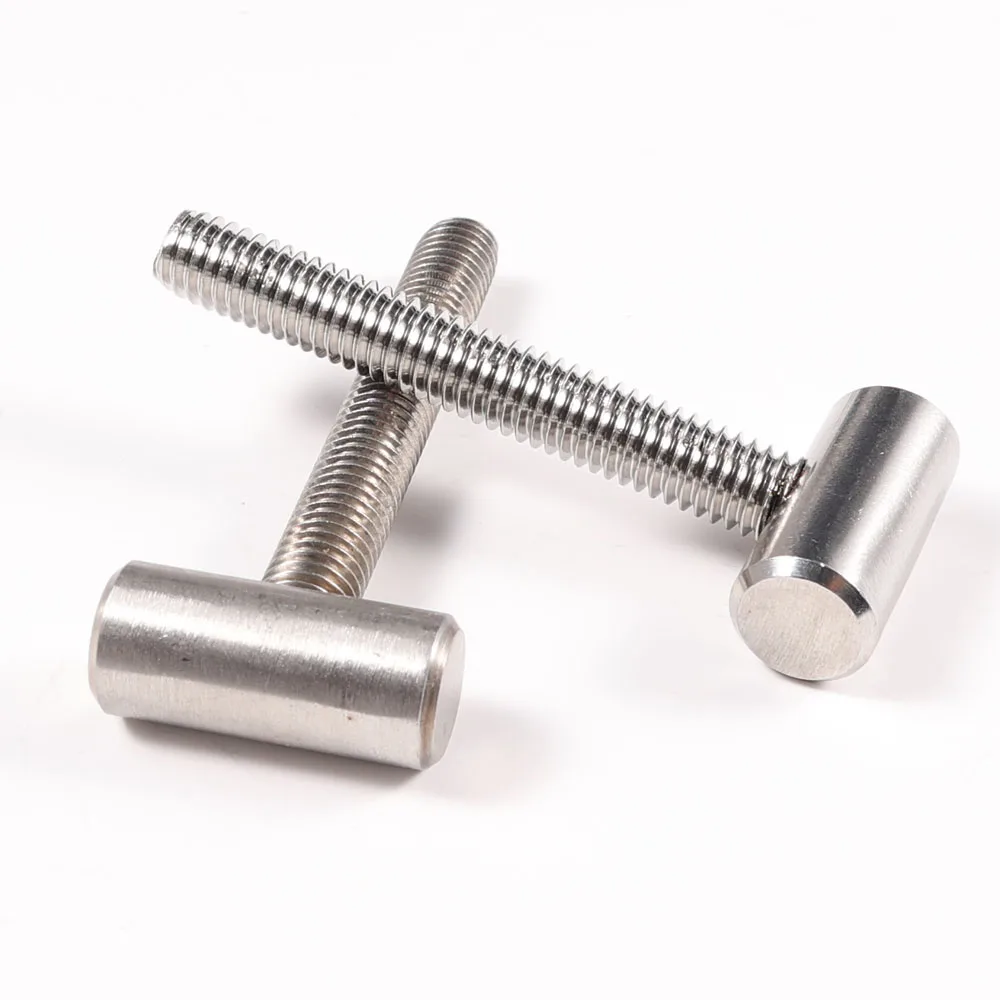 Customized M6 M8 M10 M12 Stainless Steel 304 316 Half Threaded Welding ...