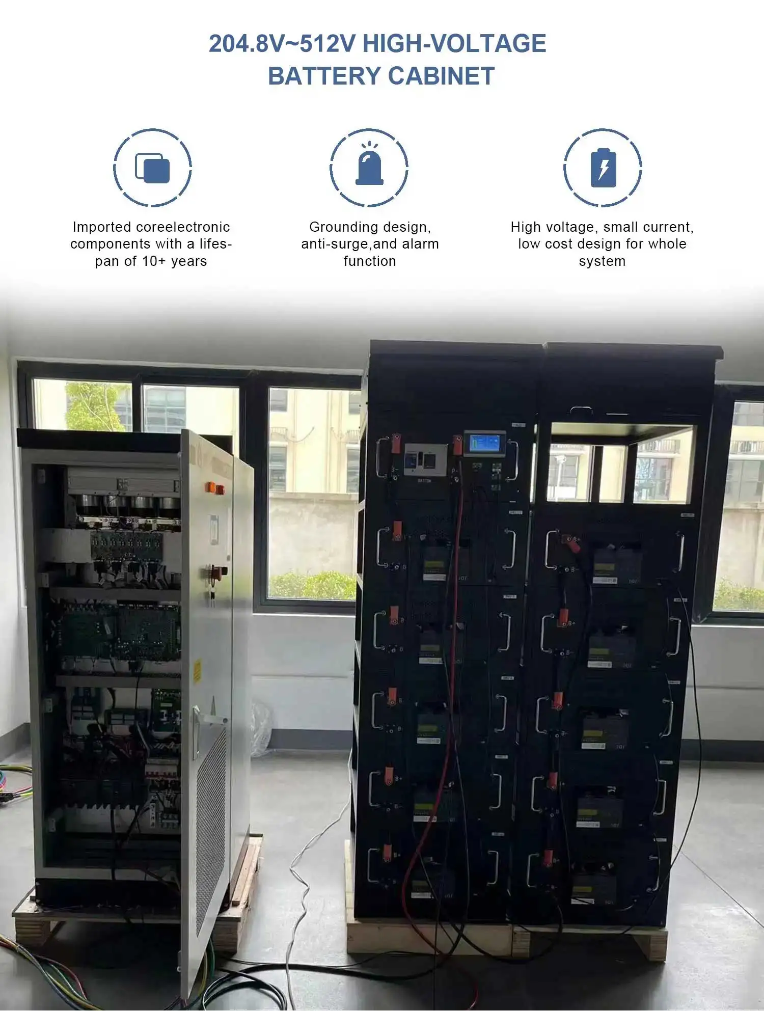 10 Years Life Time Batterie 400V 400 Volt 35Kwh 40Kwh 50Kwh 400 Kwh 500 ...