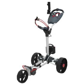 Flat Electric Golf Trolleys With Lithium Battery 36 Hole Remote Control ...