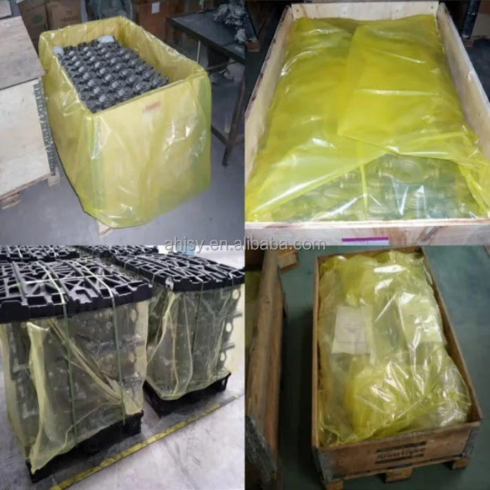 Auto Parts Blow Molding Resealable Plastic VCI Flat Anti Rust Anti ...