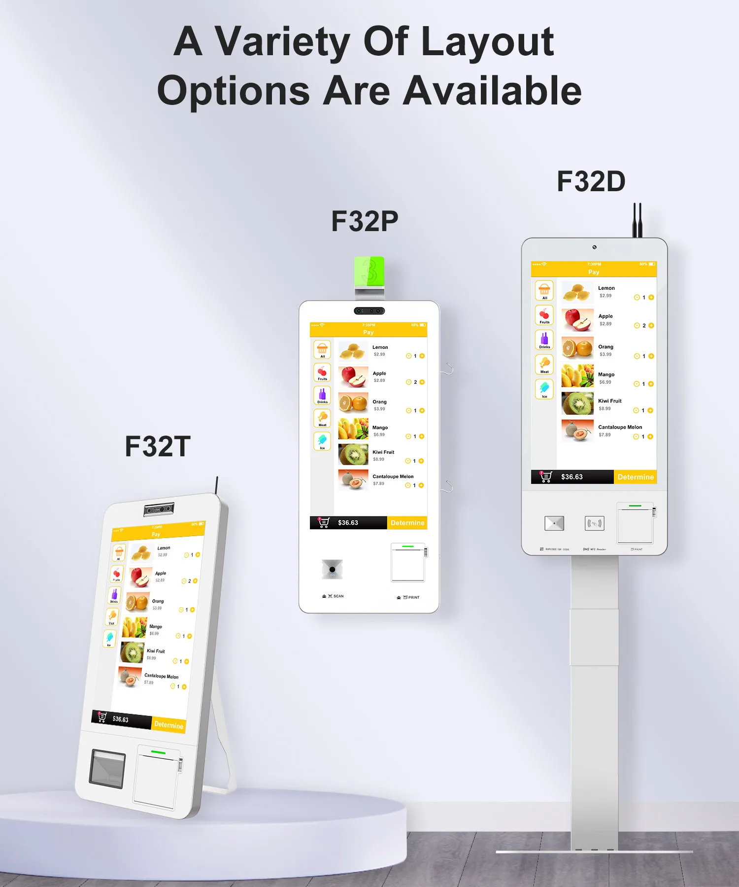Fast Food Kiosks - Self-Ordering Kiosk for Mcdonald's