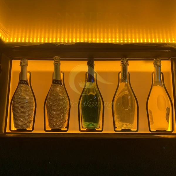 Stainless Steel Rocket Led Bottle Light Base Presenters For Bar Hotel Ktv - Buy Rechargeable ...