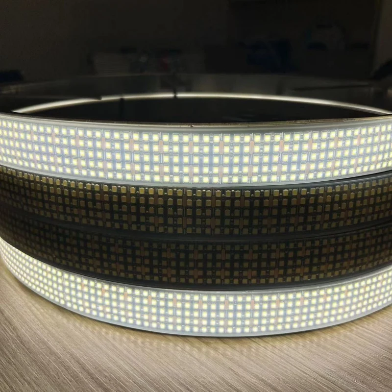 17inch 5 Row Pure White Wheel Lights For Truck Waterproof Dual Remote ...