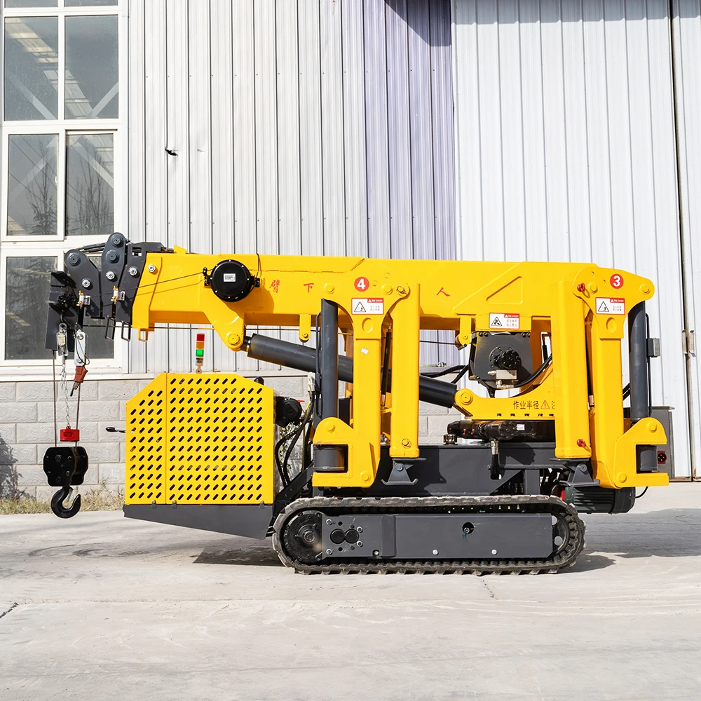 Rugged Power Diesel 5 Ton Spider Crane Versatile Crawler For Heavy Duty Lifting - Buy Crawler ...