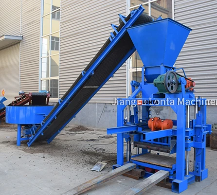 LONTA QTJ4-30A Semi Automatic 4 5 6 8 Inch Interlock Hollow Paver Mould ...