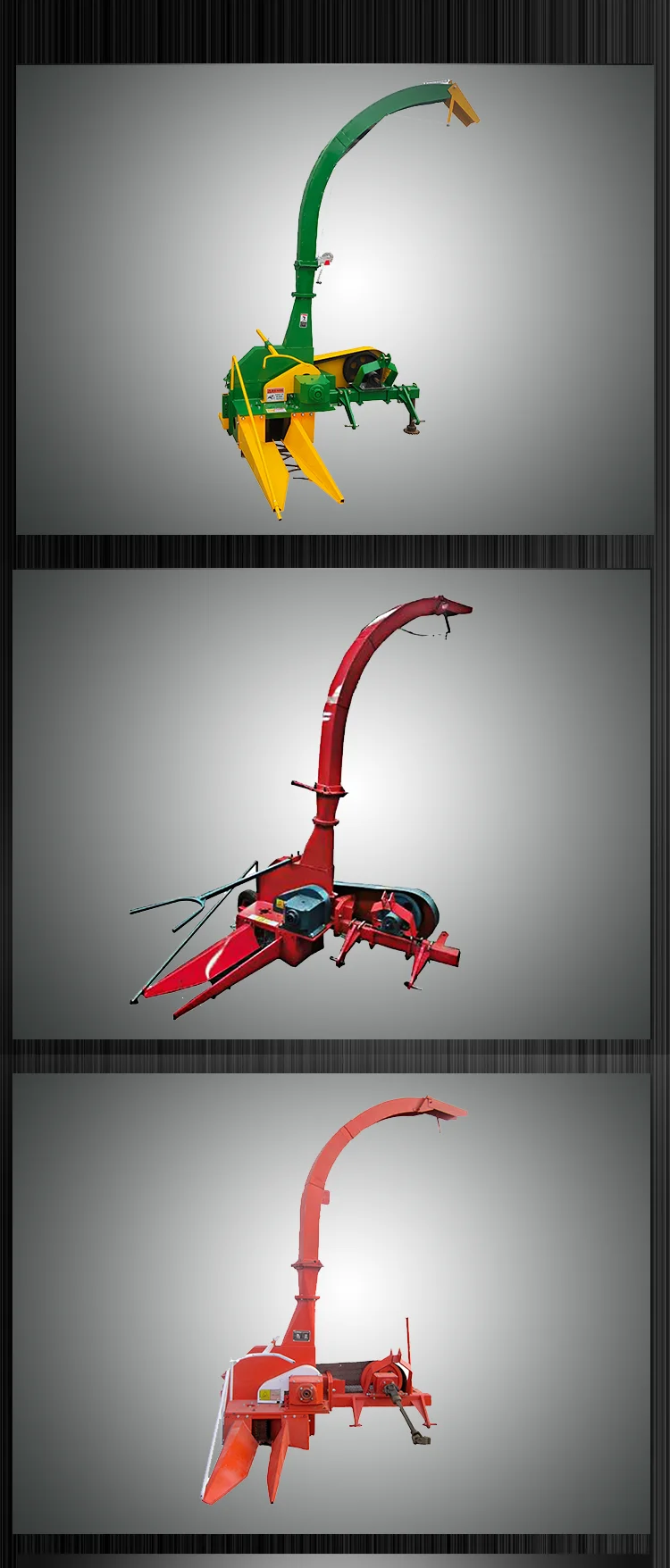 Tractor PTO Drive One Row Mini Corn Silage Harvester